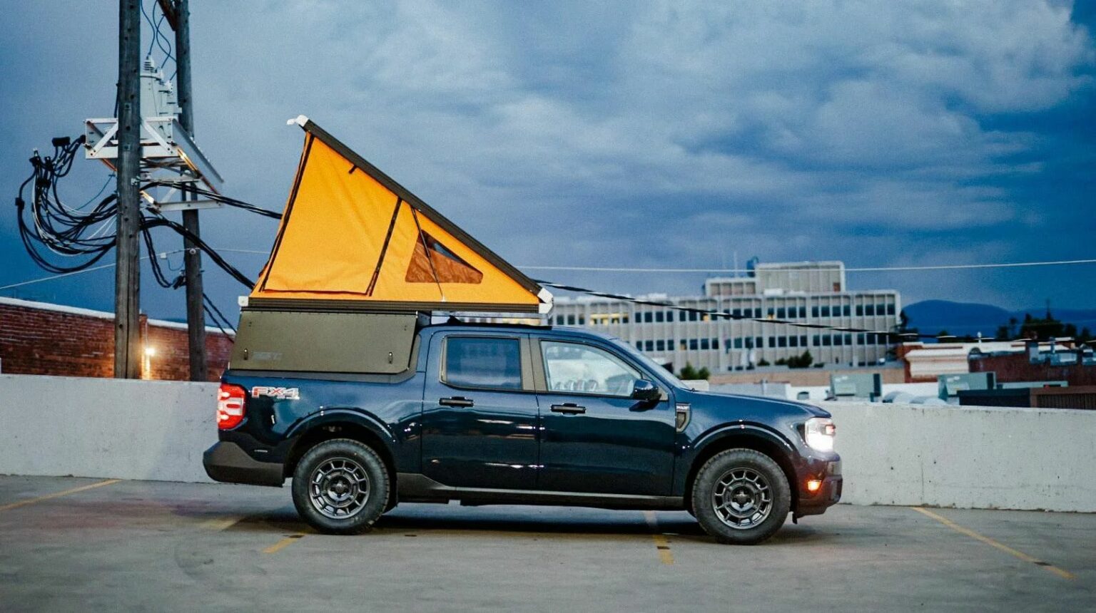 Go Overlanding With This $7,700 Pop-Up Tent For The Ford Maverick ...
