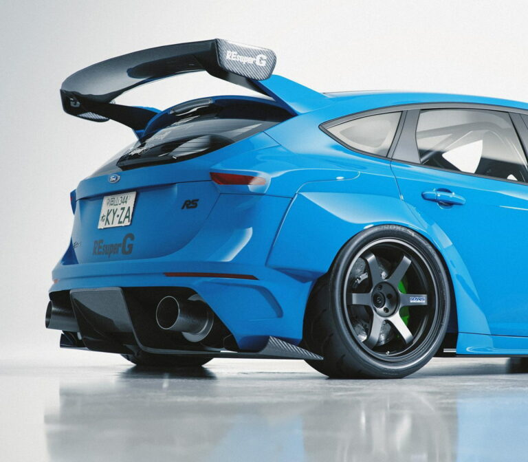 This Digital-Only Rotary-Swapped Ford Focus RS Was Inspired By A Mazda ...