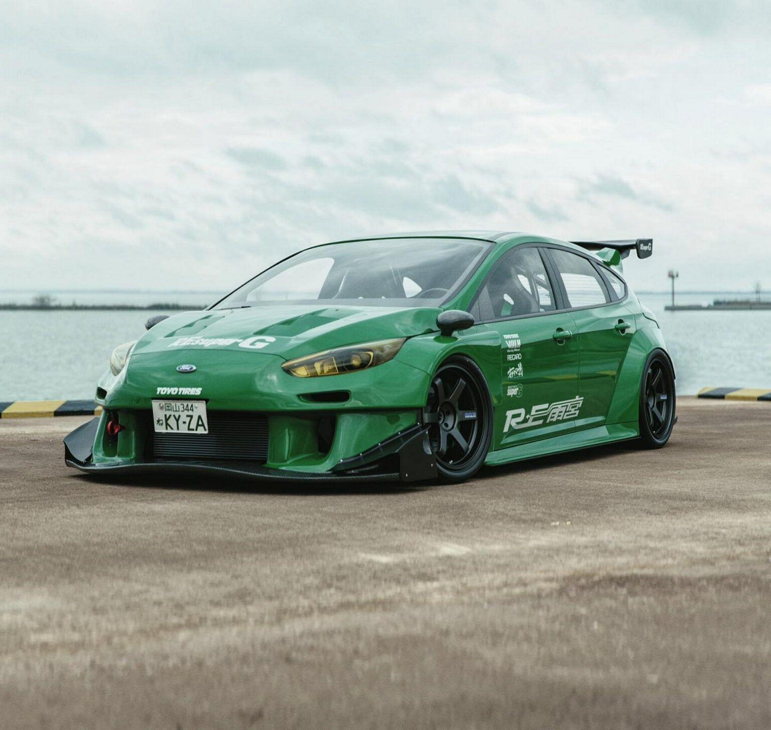 This Digital-Only Rotary-Swapped Ford Focus RS Was Inspired By A Mazda ...