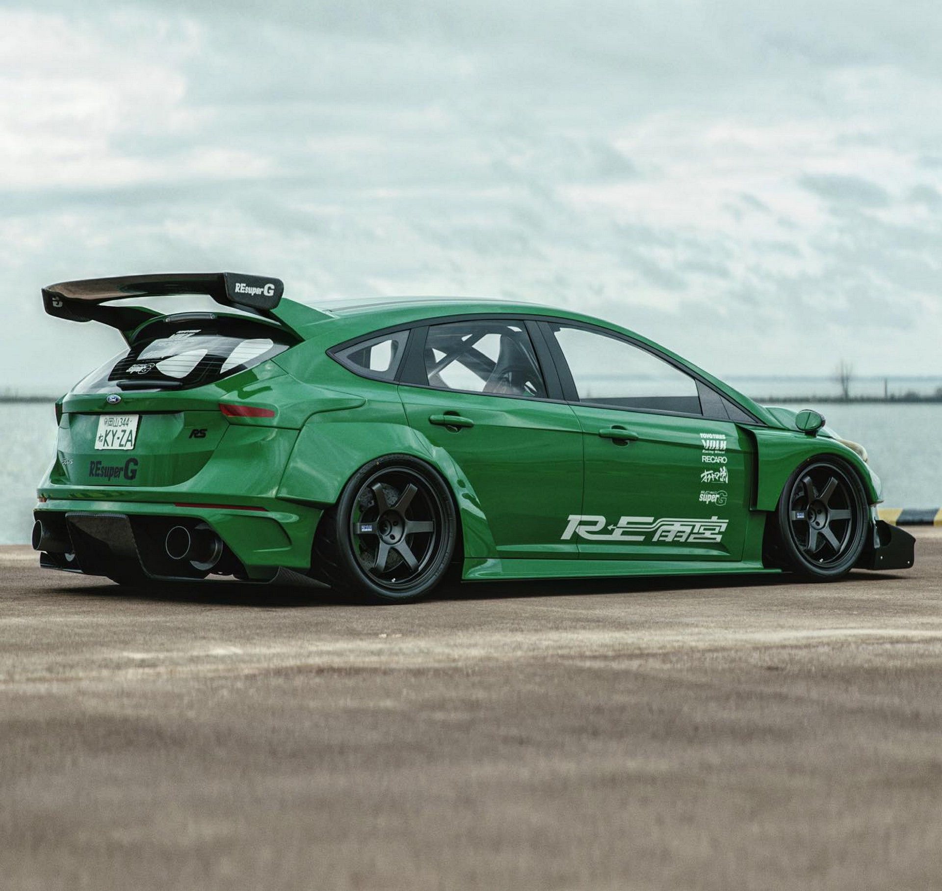 This Digital-Only Rotary-Swapped Ford Focus RS Was Inspired By A Mazda ...