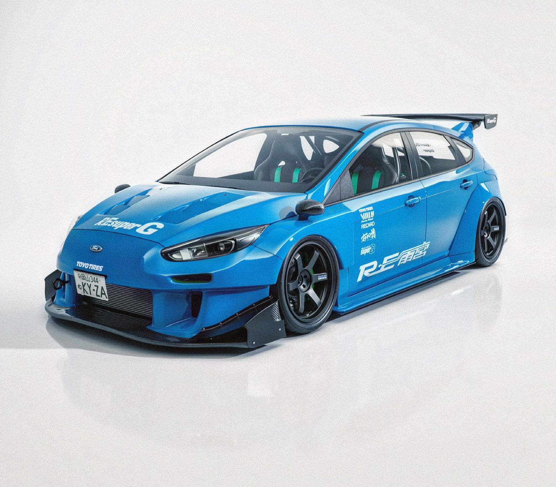 This Digital-Only Rotary-Swapped Ford Focus RS Was Inspired By A Mazda ...