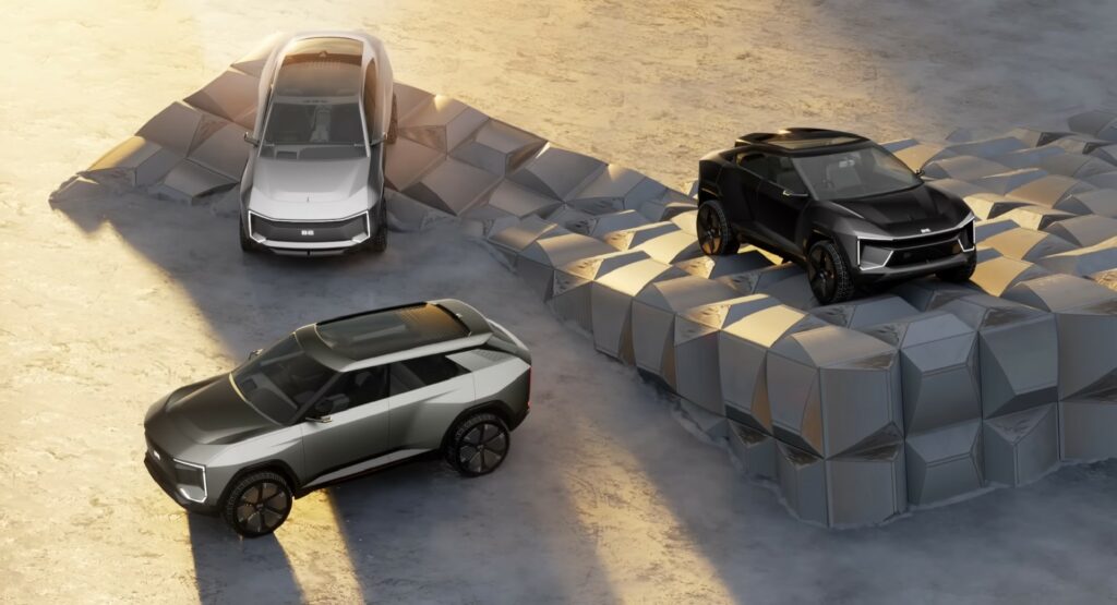 Mahindra Previews 5 New Electric SUVs From XUV And BE Brands Using VW ...