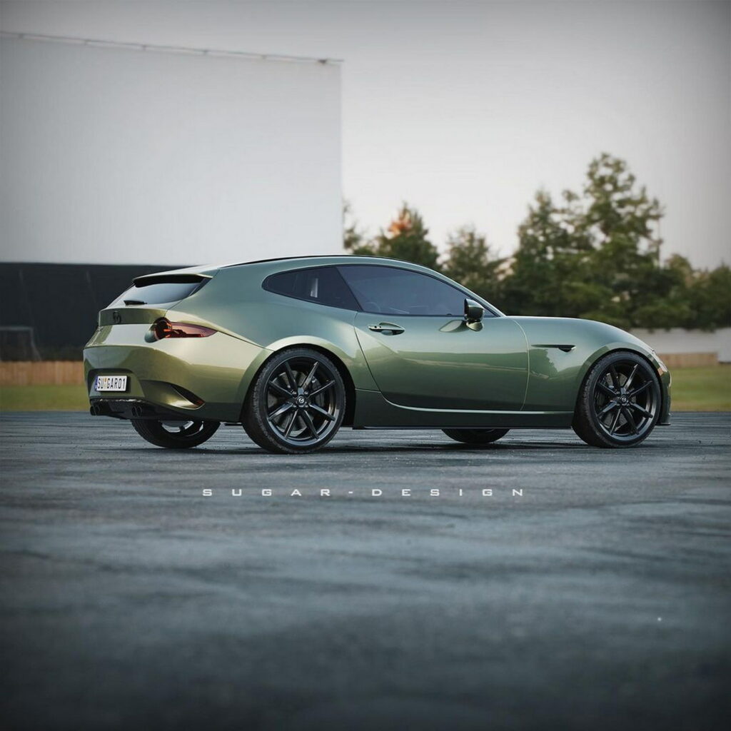 Mazda MX-5 Shooting Brake Concept Rendering Looks Pretty Rad | Carscoops