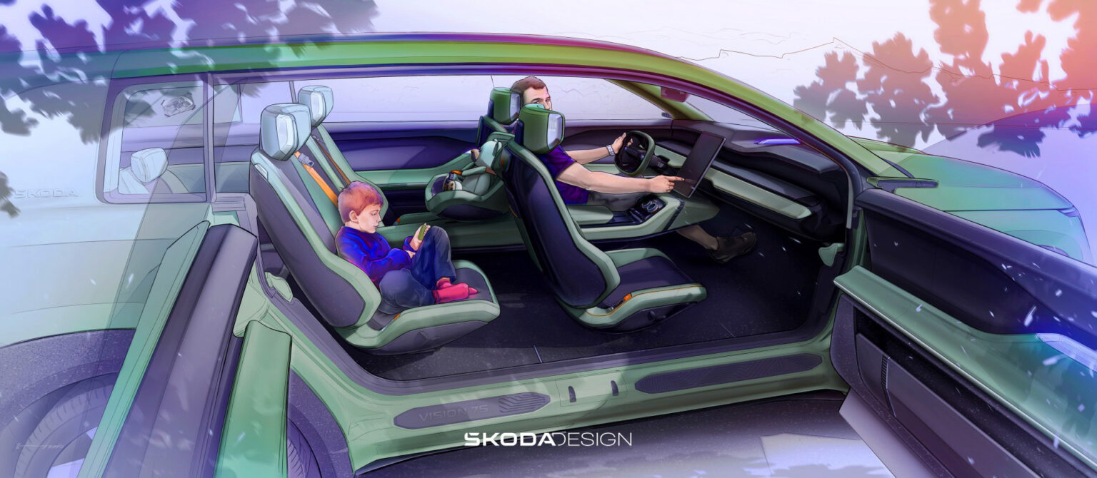 Skoda Vision 7S Concept Previews Electric Kodiaq Replacement With 370 ...