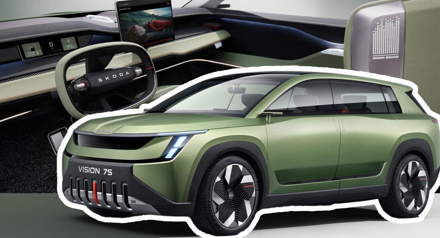 Skoda Vision 7S Concept Previews Electric Kodiaq Replacement With 370 ...