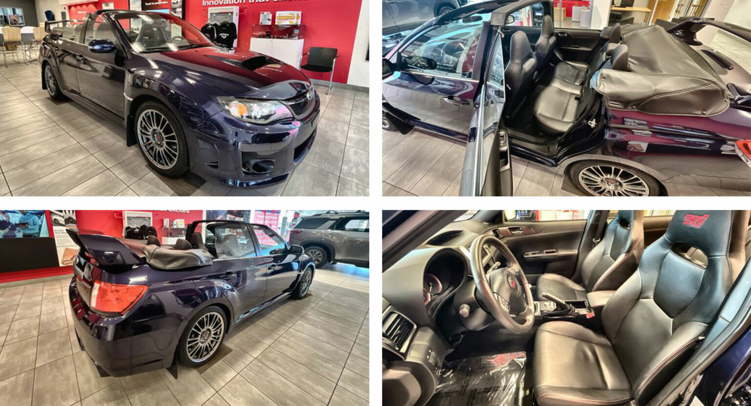 This Weird Subaru WRX STI Convertible Is Asking For $60,000 | Carscoops