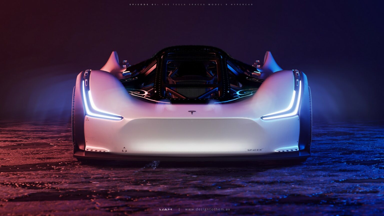 Tesla SpaceX Model R Imagined As A 2,950 HP Hypercar With Rocket ...