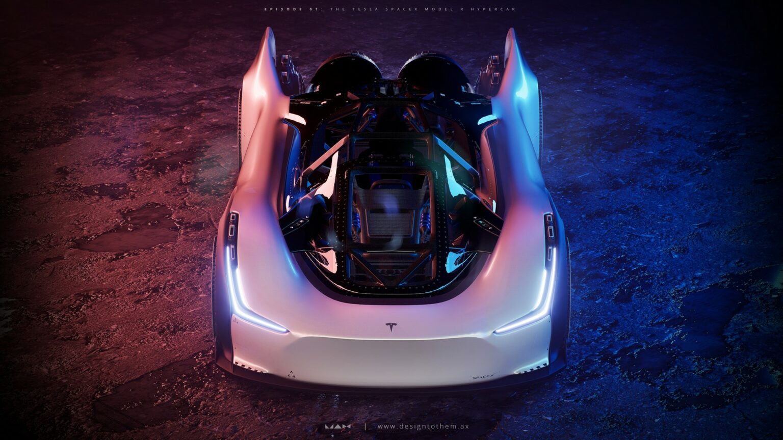 Tesla SpaceX Model R Imagined As A 2,950 HP Hypercar With Rocket ...