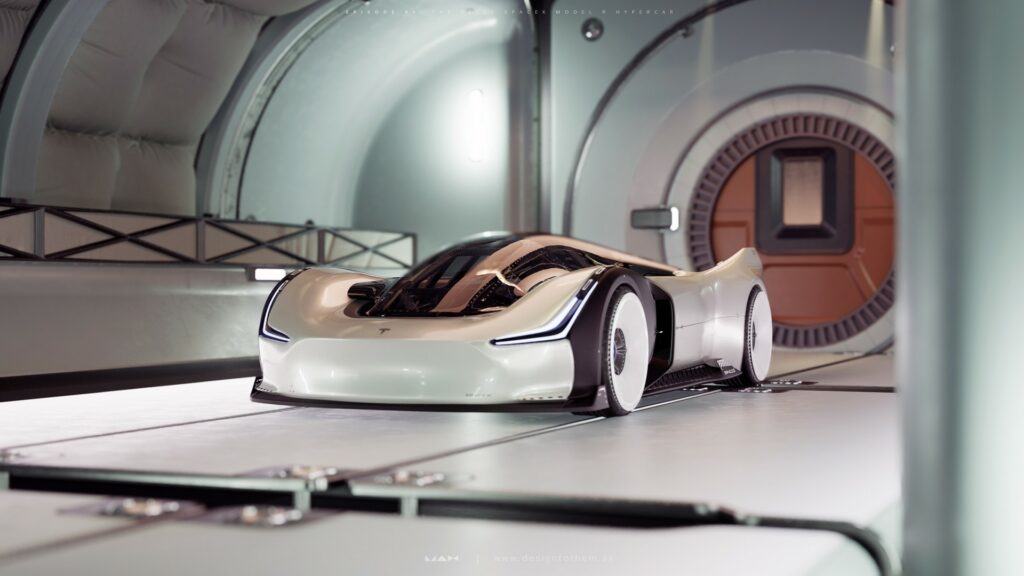 Tesla SpaceX Model R Imagined As A 2,950 HP Hypercar With Rocket ...