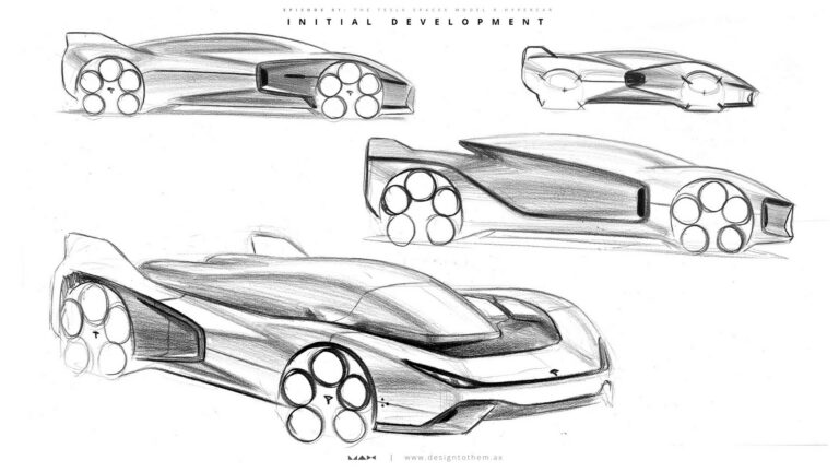 Tesla SpaceX Model R Imagined As A 2,950 HP Hypercar With Rocket ...
