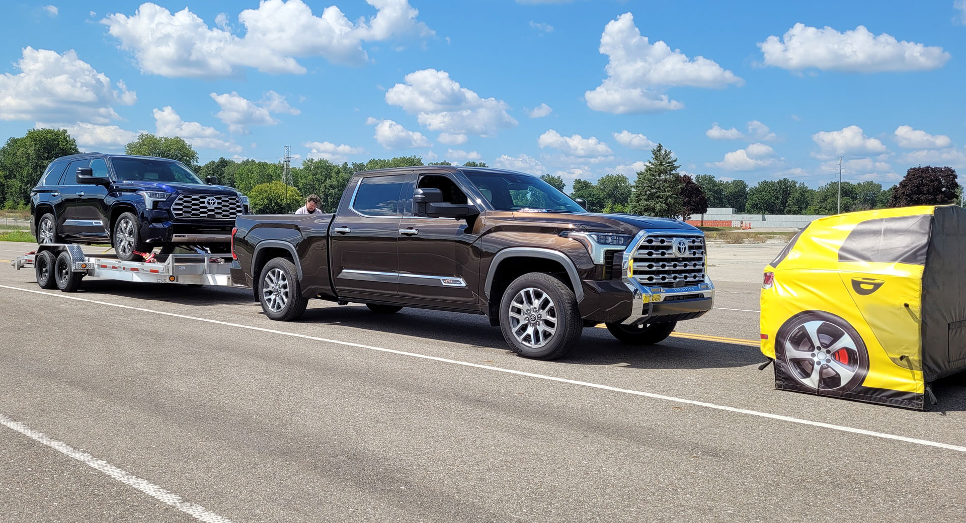Toyota Shows Off The Tundra’s Trailer Pre-Collision System | Carscoops