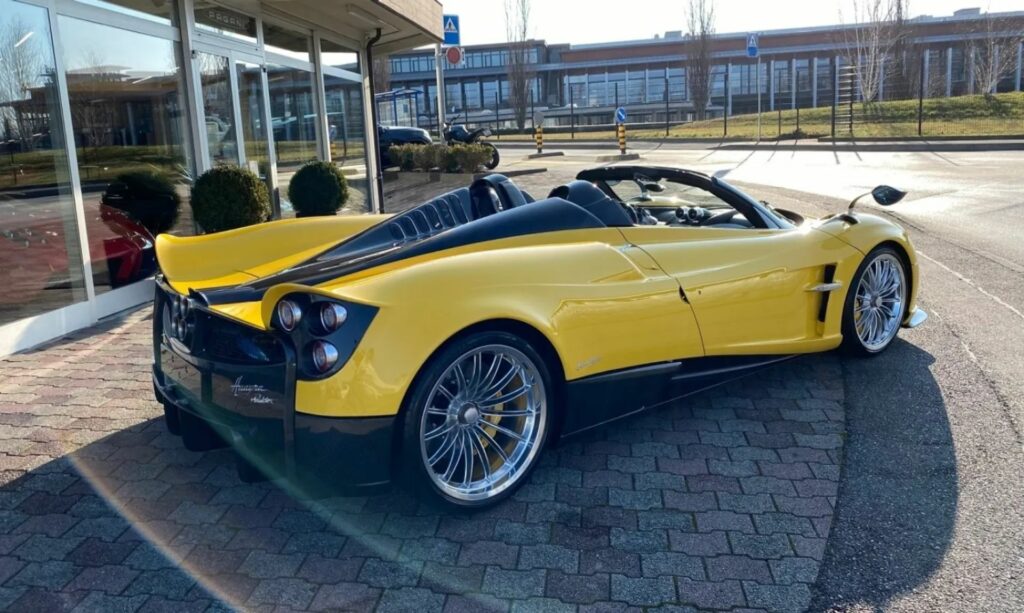 Can’t Find A Pagani Utopia Build Slot? Buy This Yellow Huayra Roadster ...