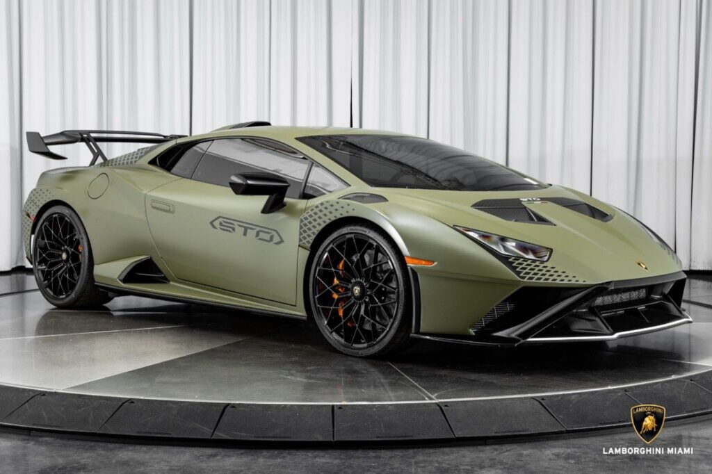 Lamborghini Huracan STO In Verde Turbine Matt Will Make Anyone Green ...