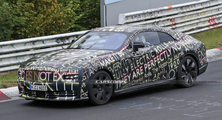 Rolls-Royce's All-Electric Spectre Starts Testing At The Nurburgring ...