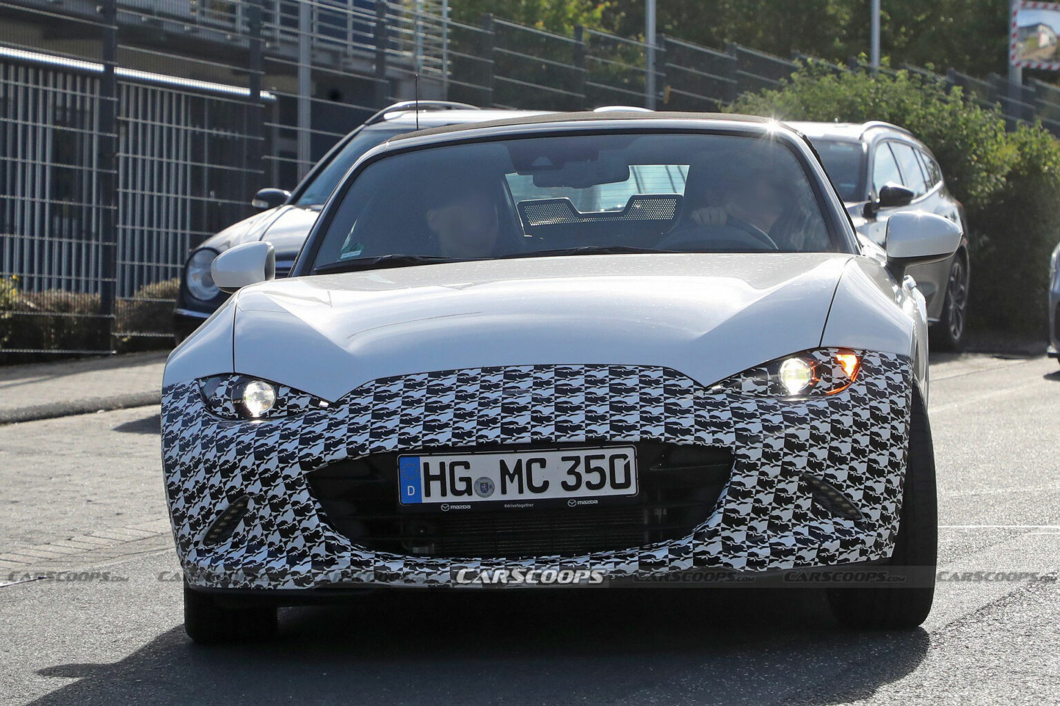 Next-Gen 2026 Mazda MX-5 Miata Mule Spied, Should Combine Fun With Efficiency | Carscoops