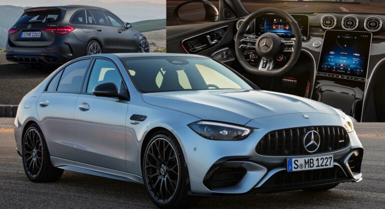 2024 Mercedes-AMG C63 S Returns As A 671-HP Plug-In Hybrid That Says 4 ...