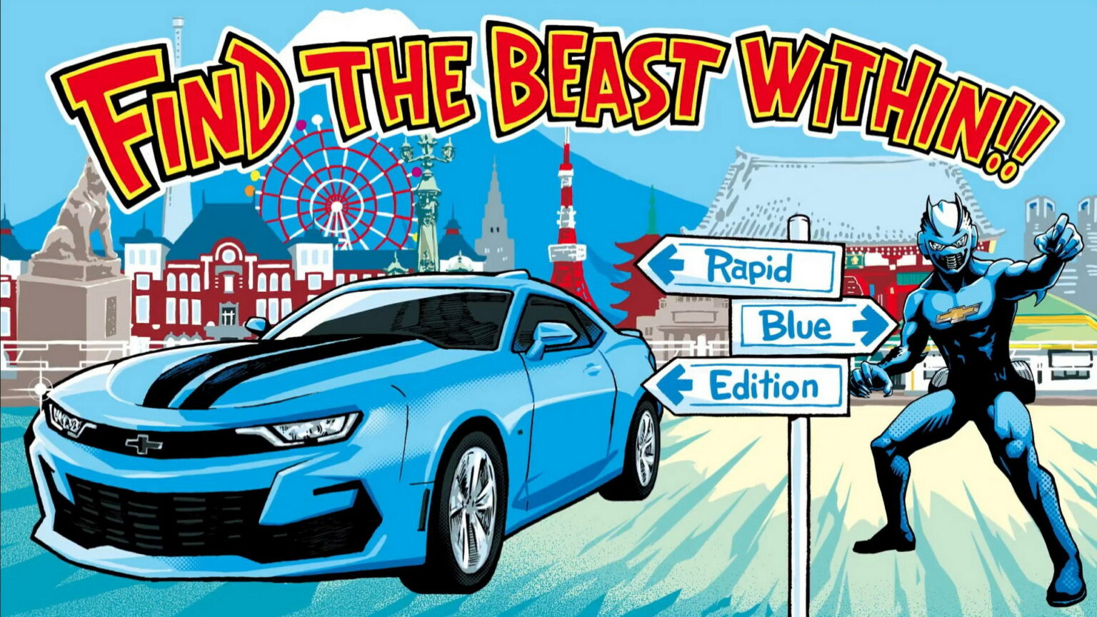 Chevrolet Camaro Rapid Blue Edition Is Limited To 20 Units For Japan ...