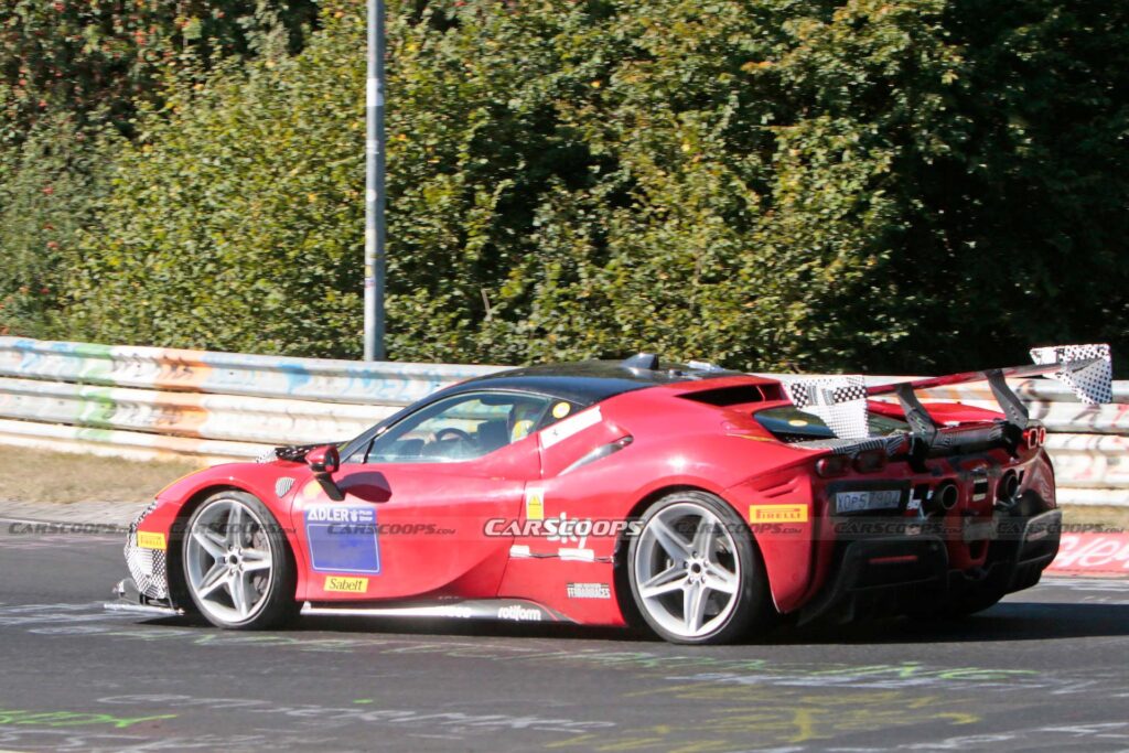 Spoiler Alert: Hardcore Ferrari SF90 Version Speciale Caught Testing At ...