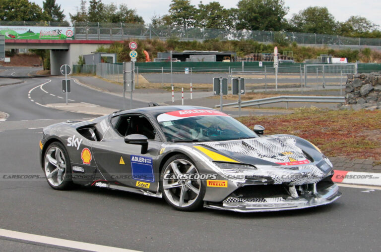 Spoiler Alert: Hardcore Ferrari SF90 Version Speciale Caught Testing At ...