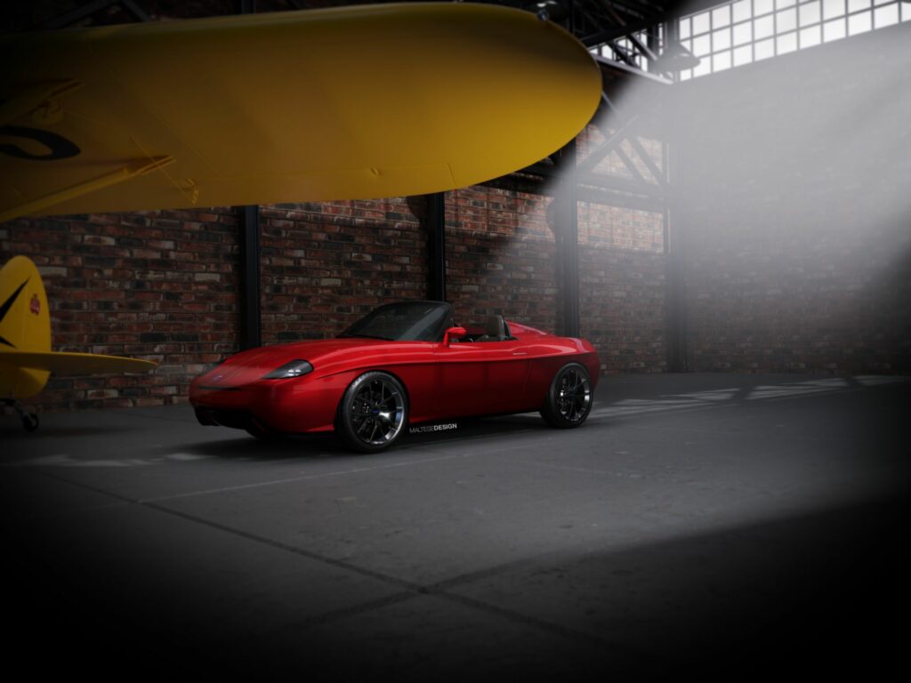 Someone Should Build This Designer’s Fiat Barchetta Electromod Study ...