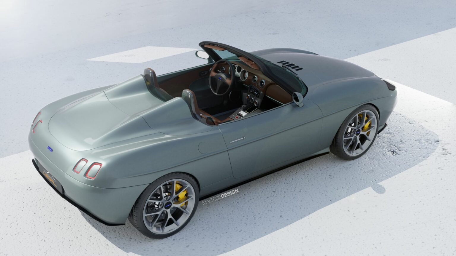 Someone Should Build This Designer’s Fiat Barchetta Electromod Study ...
