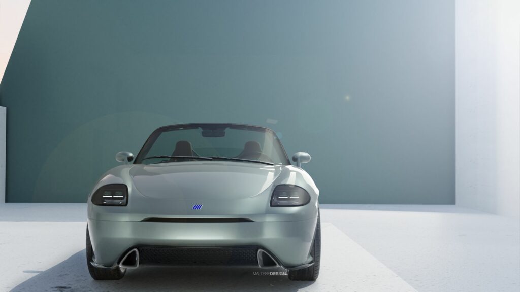 Someone Should Build This Designer’s Fiat Barchetta Electromod Study ...