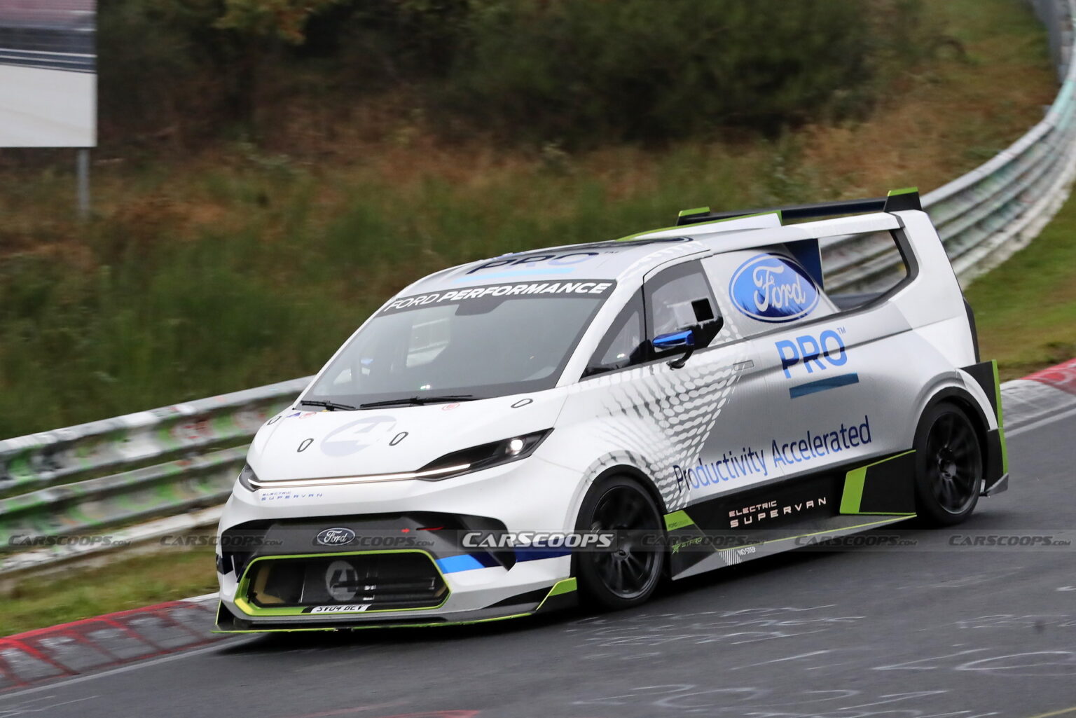 1,973-HP Ford Pro Electric SuperVan Spied At The Nurburgring, Could Aim ...