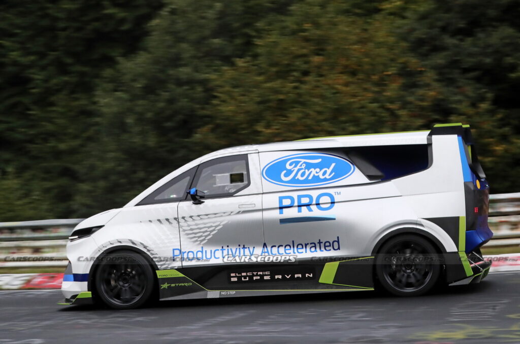 1,973-HP Ford Pro Electric SuperVan Spied At The Nurburgring, Could Aim ...