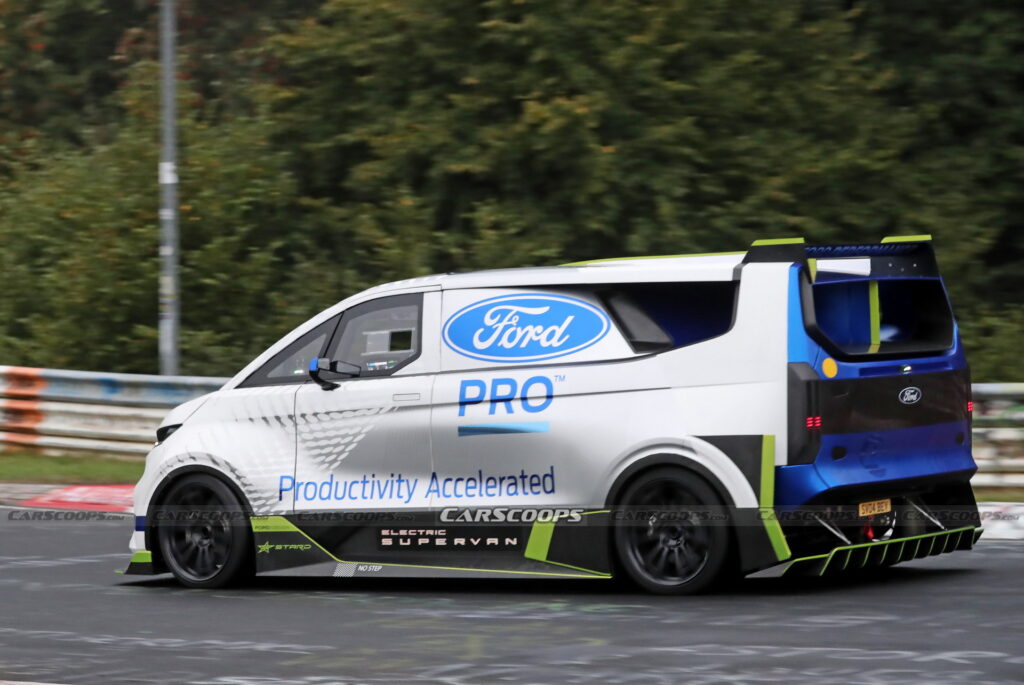 1,973-HP Ford Pro Electric SuperVan Spied At The Nurburgring, Could Aim ...