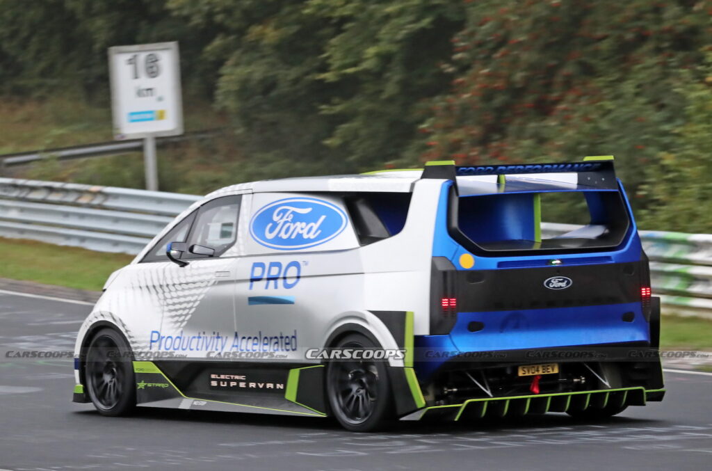 1,973-HP Ford Pro Electric SuperVan Spied At The Nurburgring, Could Aim ...