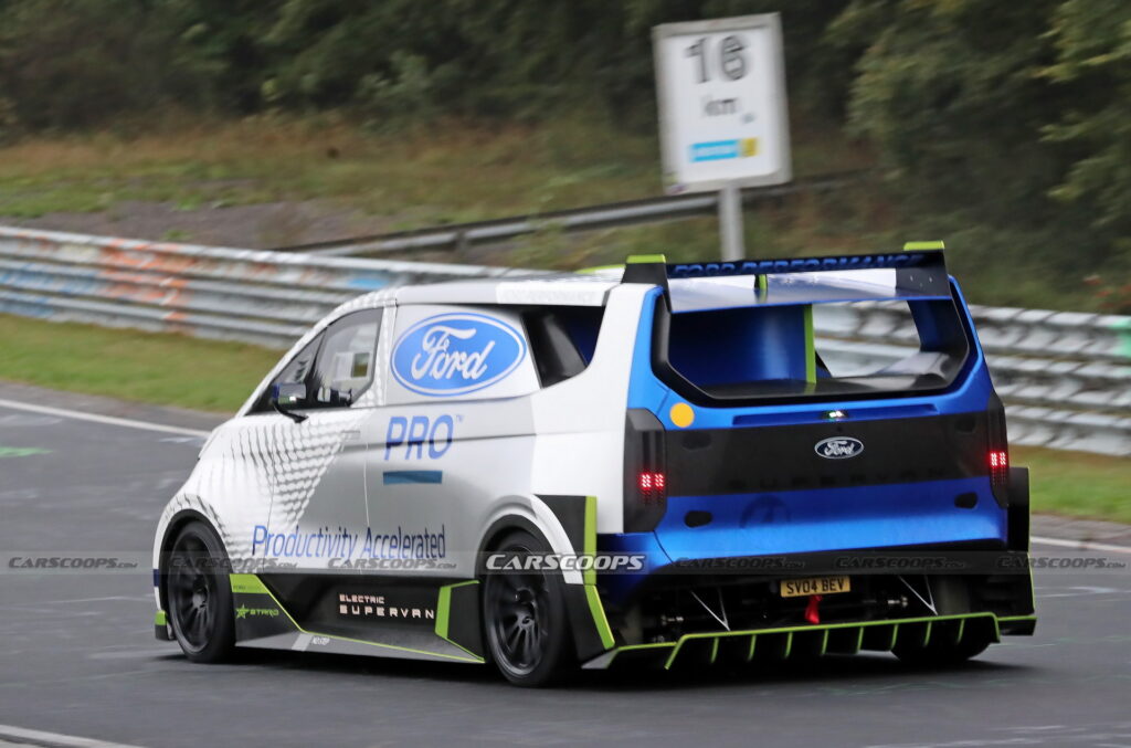 1,973-HP Ford Pro Electric SuperVan Spied At The Nurburgring, Could Aim ...