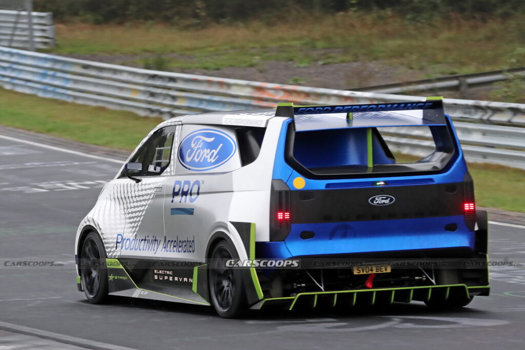 1,973-HP Ford Pro Electric SuperVan Spied At The Nurburgring, Could Aim ...