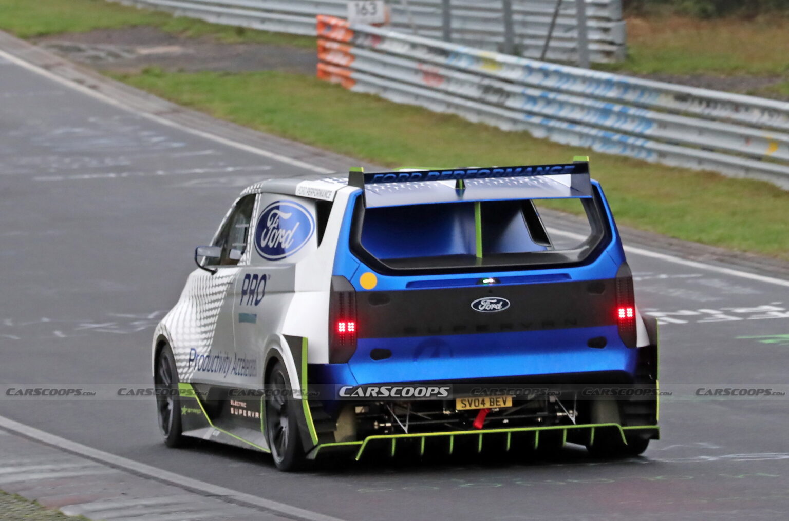 1,973-HP Ford Pro Electric SuperVan Spied At The Nurburgring, Could Aim ...