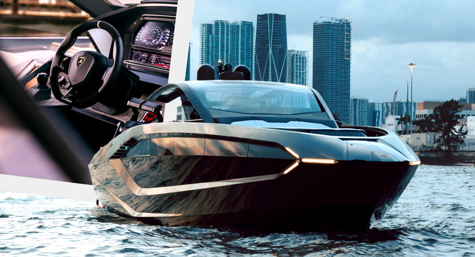 The Very First 24-Cylinder, 4,000-HP Tecomar Lamborghini 63 Superyacht ...