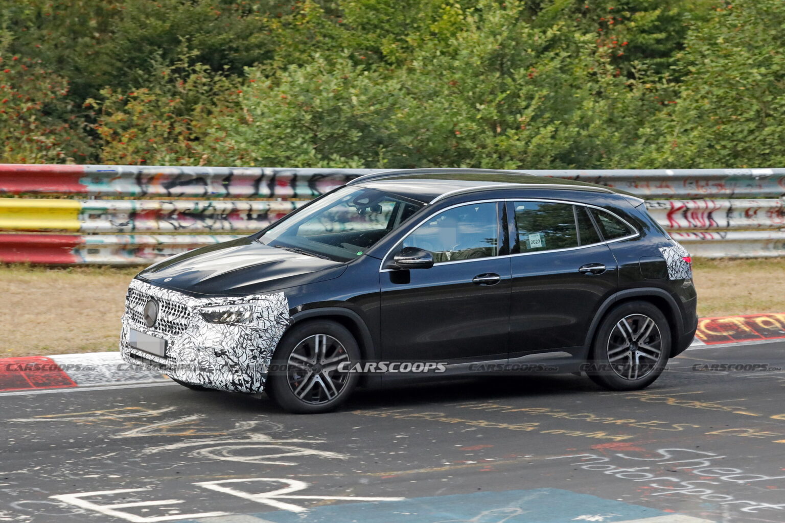 2023 Mercedes-Benz GLA Struts Its Facelifted Stuff At The ‘Ring | Carscoops