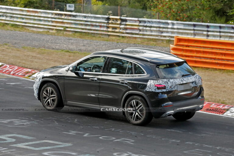 2023 Mercedes-Benz GLA Struts Its Facelifted Stuff At The ‘Ring | Carscoops