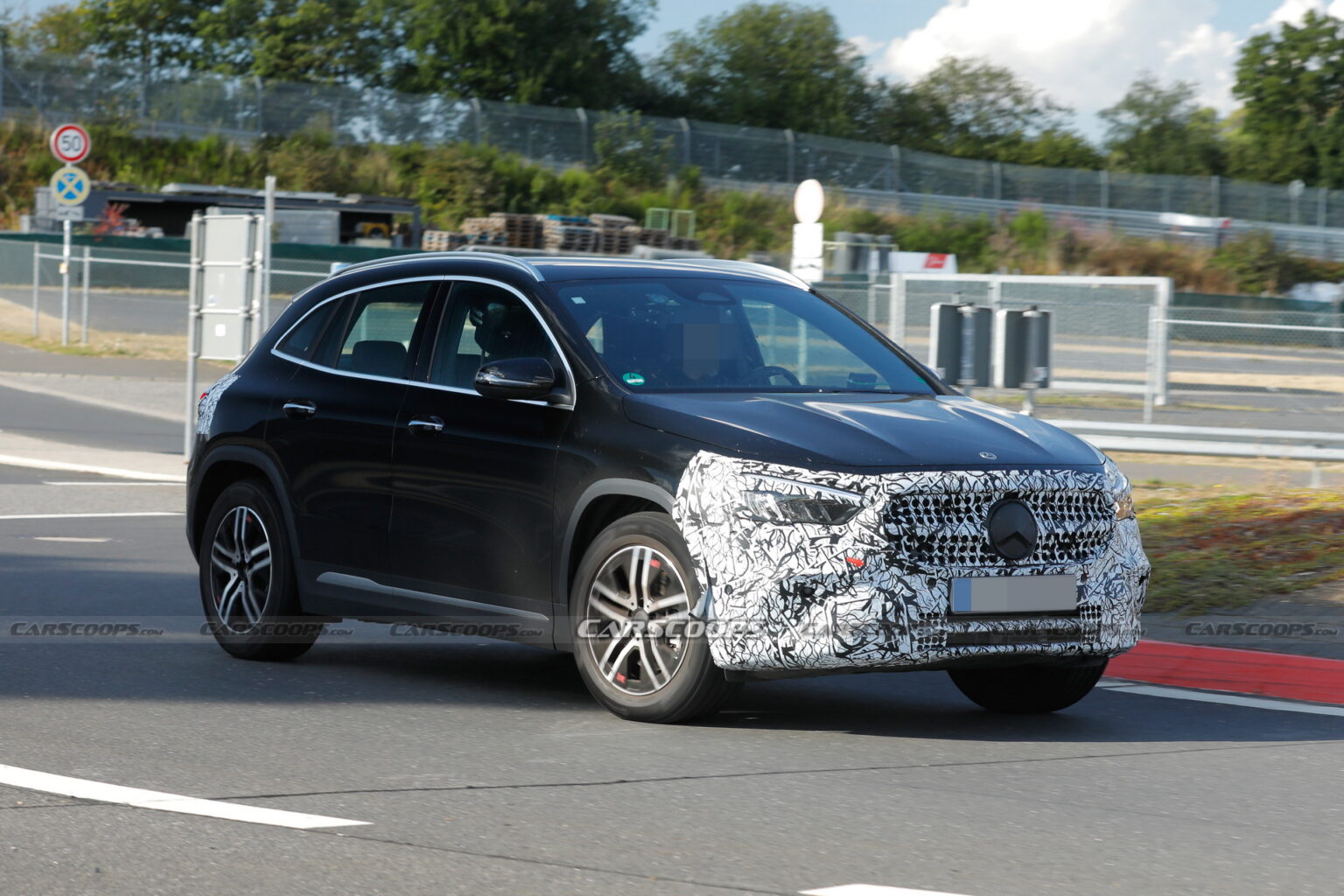 2023 Mercedes-Benz GLA Struts Its Facelifted Stuff At The ‘Ring | Carscoops