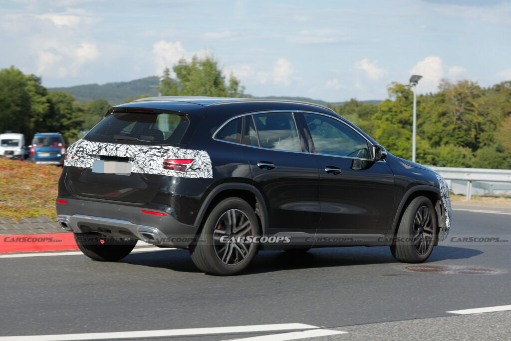 2023 Mercedes-Benz GLA Struts Its Facelifted Stuff At The ‘Ring | Carscoops