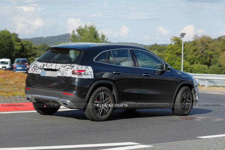 2023 Mercedes-Benz GLA Struts Its Facelifted Stuff At The ‘Ring | Carscoops