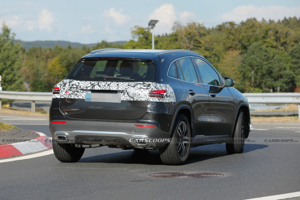 2023 Mercedes-Benz GLA Struts Its Facelifted Stuff At The ‘Ring | Carscoops