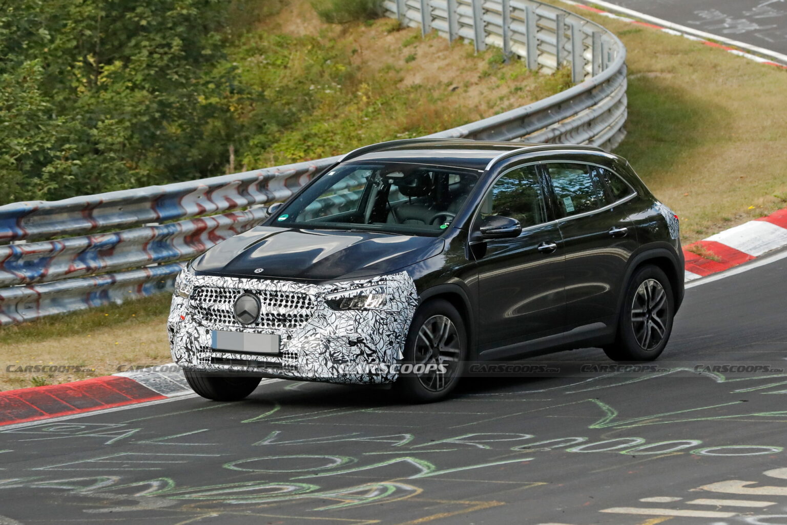 2023 Mercedes-Benz GLA Struts Its Facelifted Stuff At The ‘Ring | Carscoops
