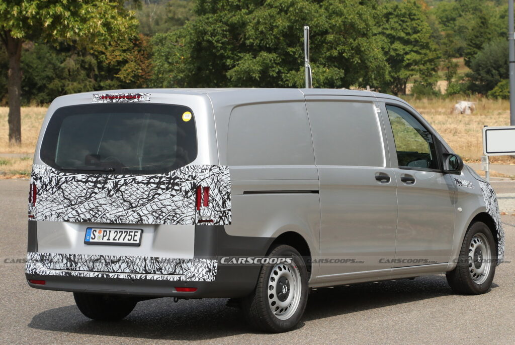 2024 Mercedes-Benz Vito Facelift Spied Hiding Its New Face | Carscoops