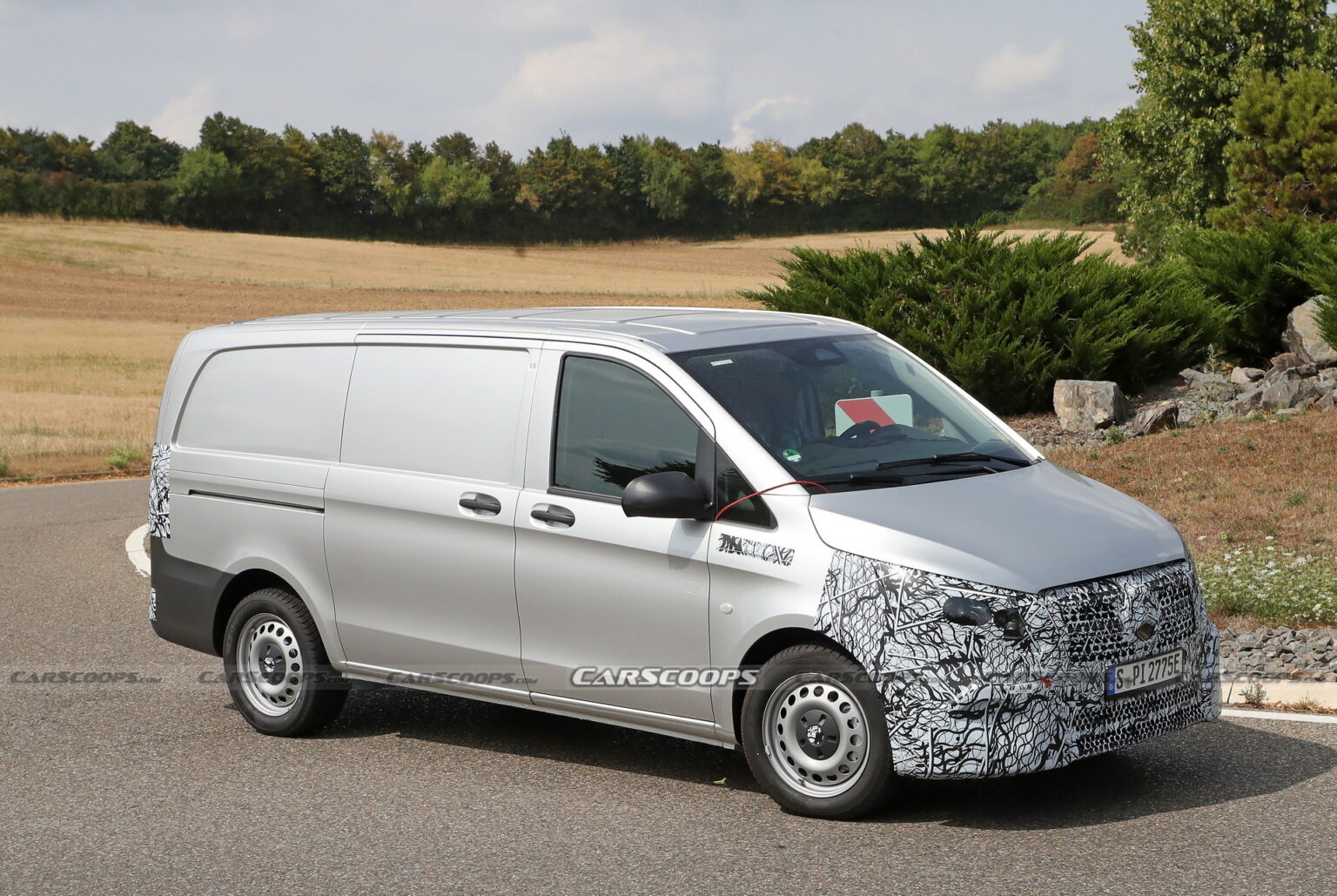 2024 Mercedes-Benz Vito Facelift Spied Hiding Its New Face | Carscoops