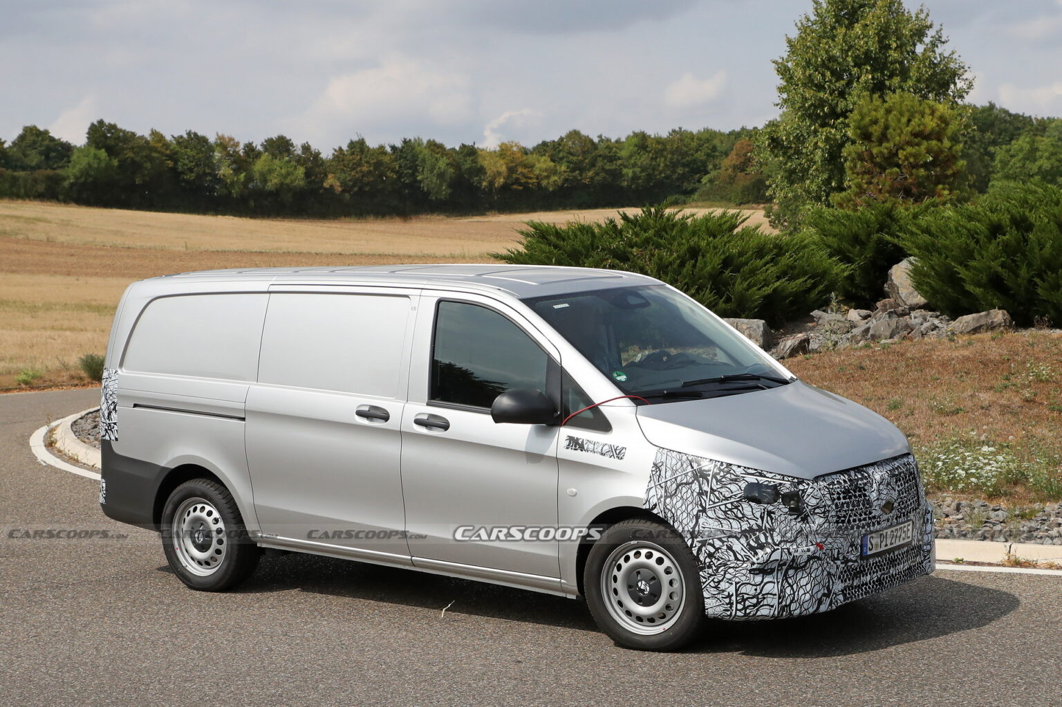 2024 Mercedes-Benz Vito Facelift Spied Hiding Its New Face | Carscoops