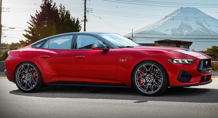 Ford Mustang Sedan Perfectly Rendered Into Reality | Carscoops