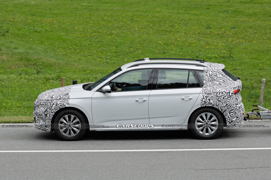 Facelifted Skoda Kamiq Spied Flaunting A Fresh Set Of Bumpers | Carscoops