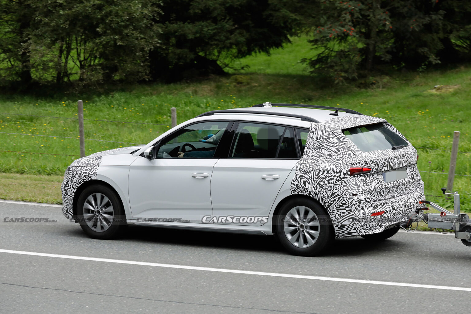 Facelifted Skoda Kamiq Spied Flaunting A Fresh Set Of Bumpers | Carscoops