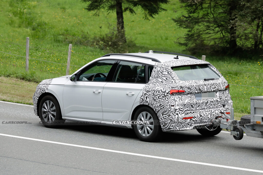 Facelifted Skoda Kamiq Spied Flaunting A Fresh Set Of Bumpers | Carscoops