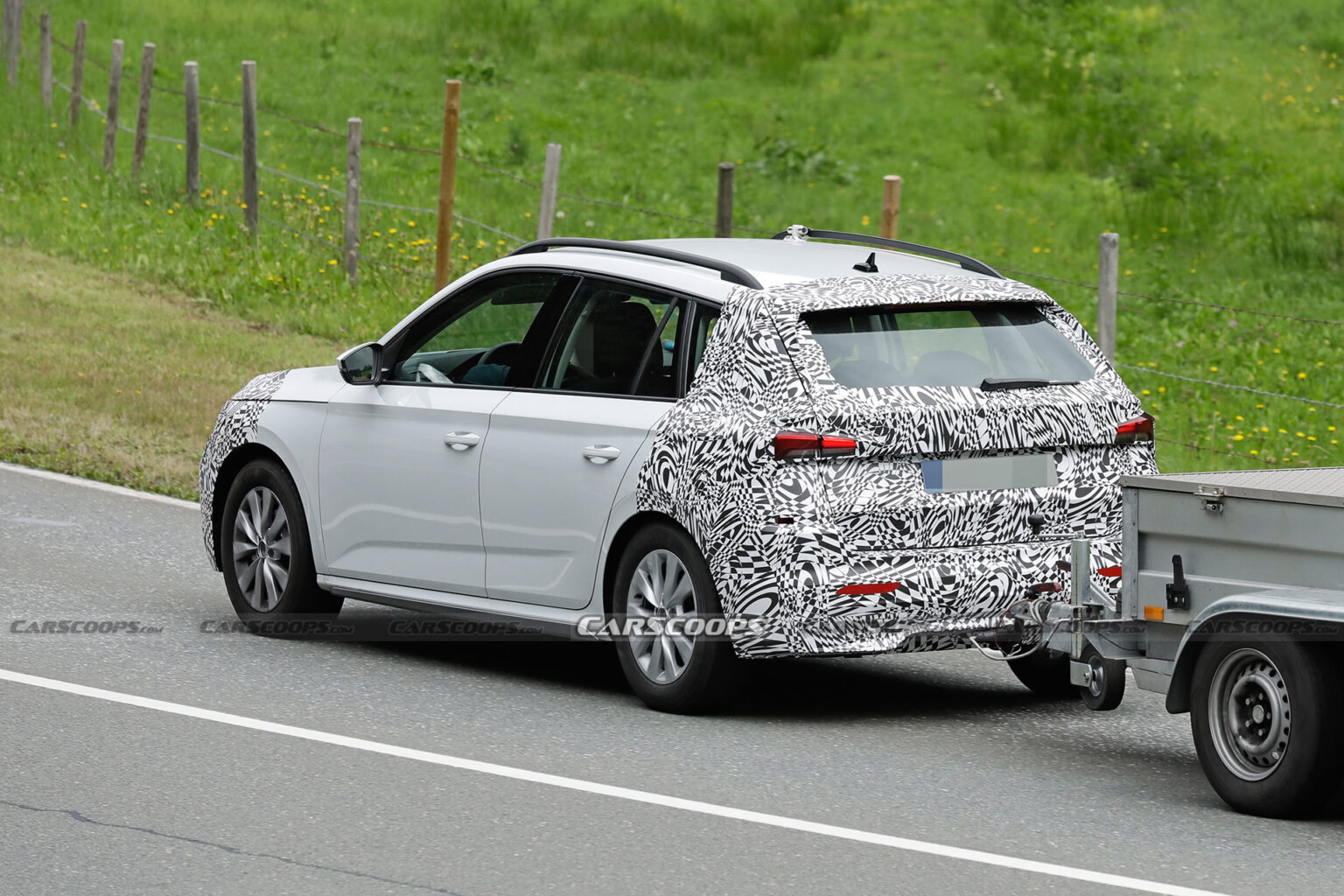 Facelifted Skoda Kamiq Spied Flaunting A Fresh Set Of Bumpers | Carscoops