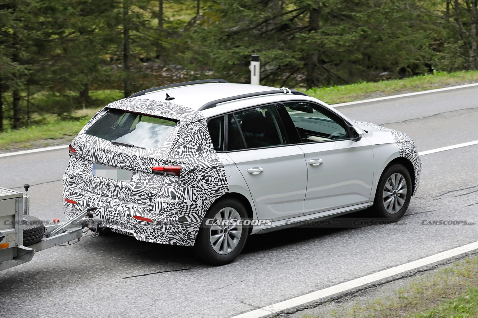 Facelifted Skoda Kamiq Spied Flaunting A Fresh Set Of Bumpers | Carscoops